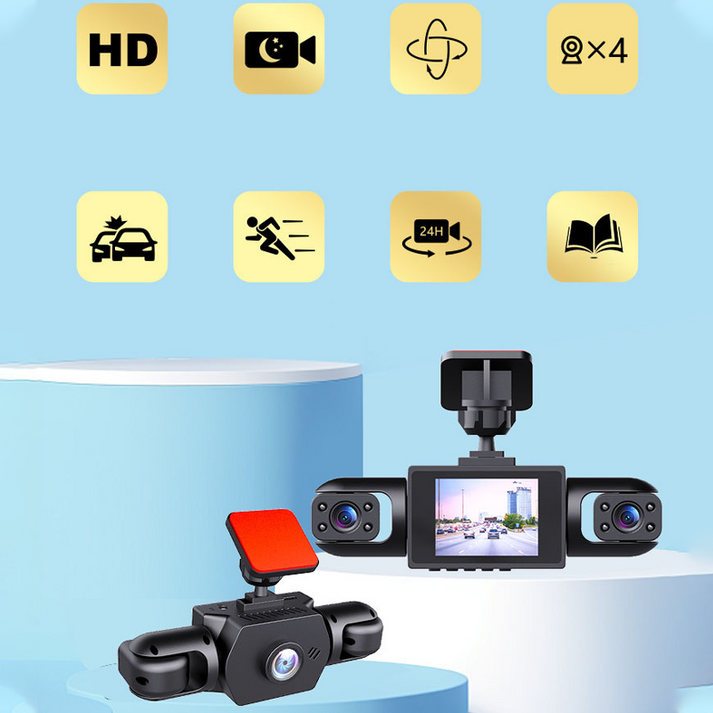 🔥Specialerbjudanden – Bilkamera med 4 objektiv och 360°-vy🚛 – luluilo